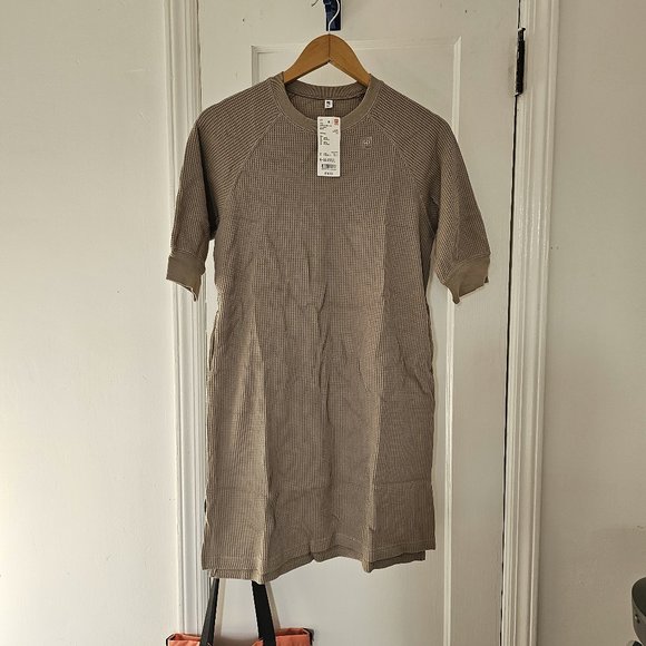 Uniqlo | Dresses | Nwt Uniqlo Kids Girl Waffle Crew Dress Size56 | Poshmark